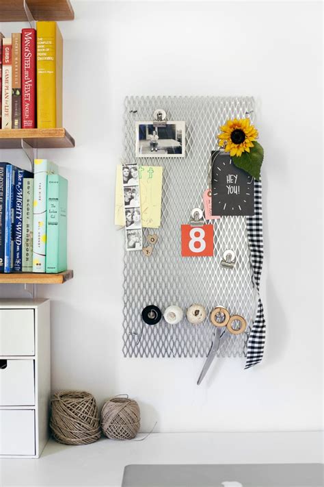 metal grate memo board cool upcycling projects to try in 2021