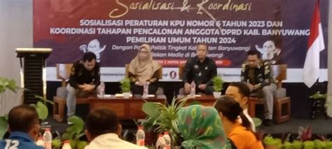 Jelang Pendaftaran Bacaleg Di Pemilu 2024 Kpu Banyuwangi Undang Parpol