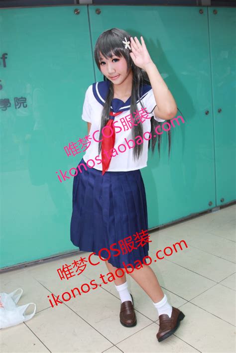 包邮某科学超电磁炮佐天泪子cos初春饰利cosplay女装水手制服假发 虎窝淘