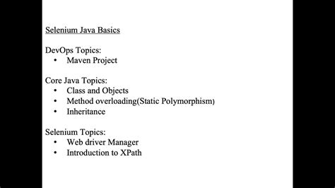 session 1 selenium java basics youtube