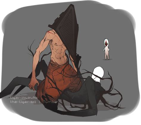 Pyramid Head Meets Slenderman Horror Icons Horror Comics Silent Hill