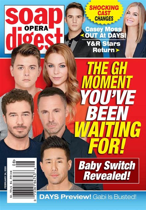 Soap Opera Digest February 24 2020 Magazine Get Your Digital