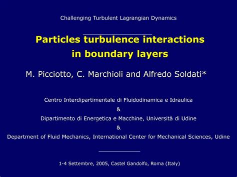 Particles Turbulence Interactions In Boundary Layers Ppt Download