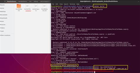 no executable found matching command dotnet dll after issuing