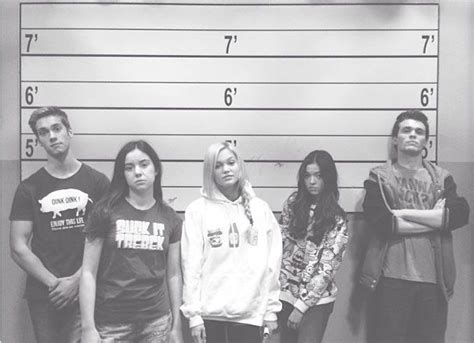 Black And While Olivia Holt Austin North Peyton Clark Sarah Gilman And