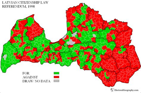 Latvia Citizenship Law Referendum 1998 Electoral Geography 2 0