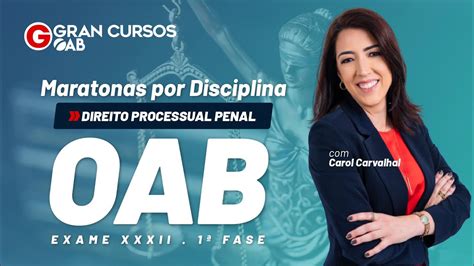 Maratonas Por Disciplina 1ª Fase Do Exame Xxxii Direito Processual