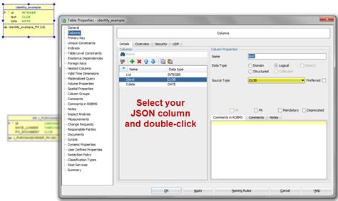 json table editor bug fixes and enhancements to json table editor