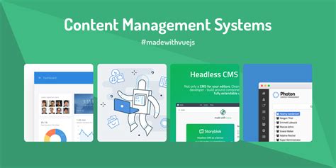 content management systems made with vue js