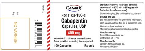 Gabapentin Capsules Fda Prescribing Information Side Effects And Uses
