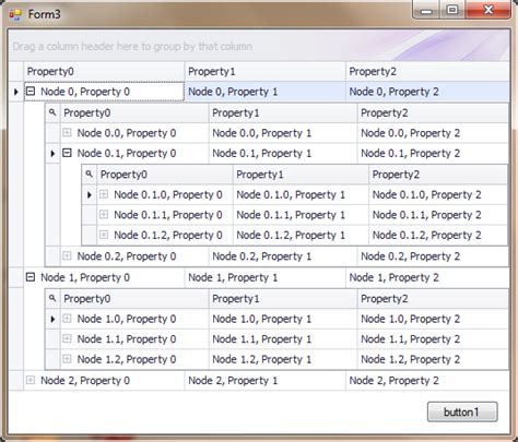 display hierarchy tree using winforms devexpress xtragrid c stack