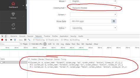 javascript unable to read json data in jquery code in laravel 5 2