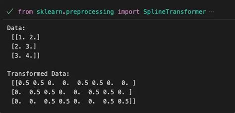 scikit learn s preprocessing splinetransformer in python with examples