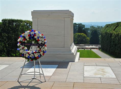 Wreath Commemorates 240th Army Birthday At Arlington National Cemetery