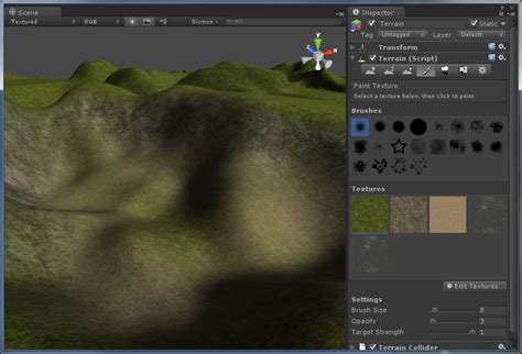 creating terrains with unity 3d game engine programming3d game engine