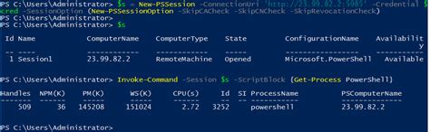 using powershell to remotely invoke commands in azure stack overflow