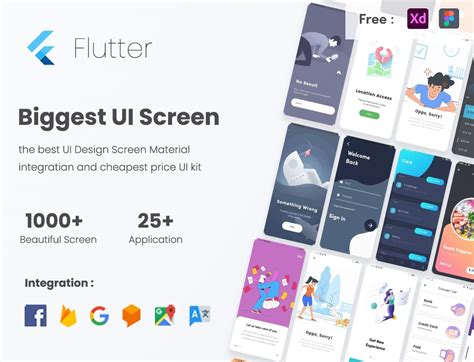 nulled flutter biggest pro kit flutter ui kit in flutter ui kit