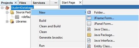 insert update and delete records in java
