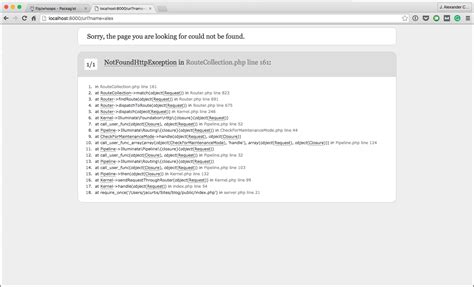 laravel 5 error page devmarketer