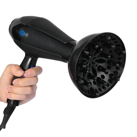 1pc New Diy Black Salon Hair Dryer Curl Diffuser Wind Professional