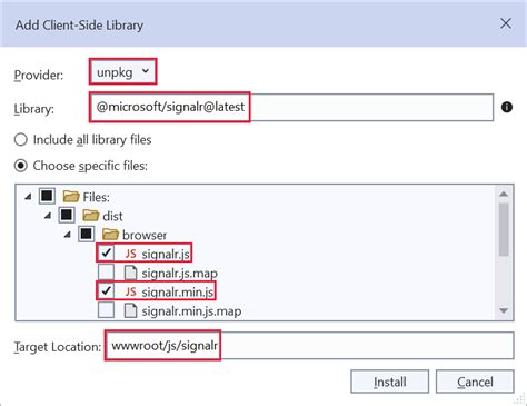bien démarrer avec asp core signalr microsoft learn