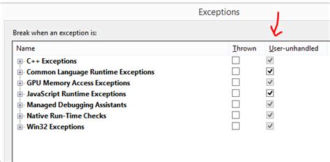 how to catch “unhandled win32 exception occured in appname [procid]