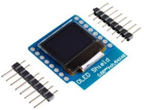 tiny oled shield i2c iic 0 66 64x48 tft module fr wemos d1 arduino