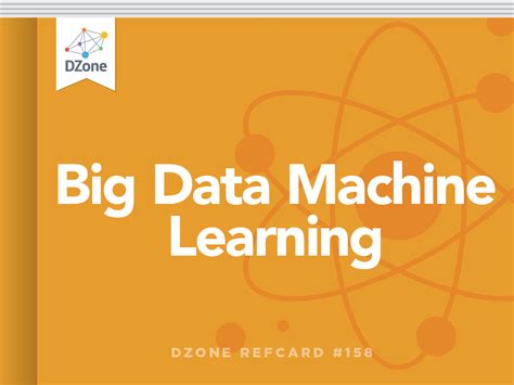 machine learning dzone refcardz