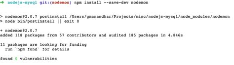 how to use nodemon to restart your node js applications automatically