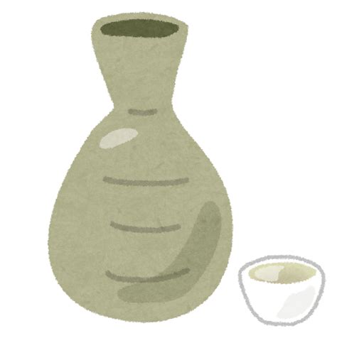 無料イラスト かわいいフリー素材集 日本酒のイラスト