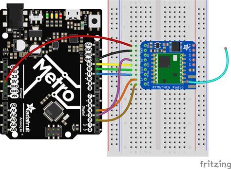 rf how can i get an arduino uno run the feather9x rx example