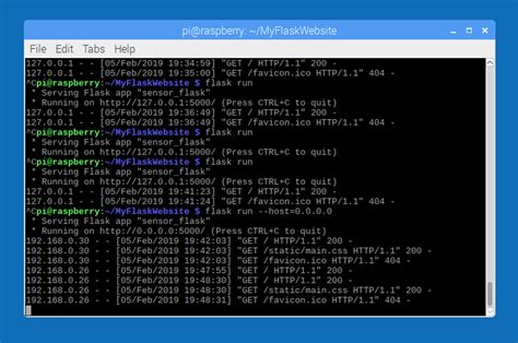 installing using flask or raspberry pi iot project