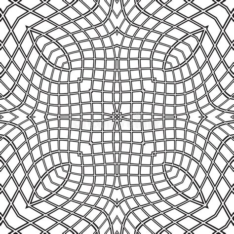 Diamond Mesh String Abstract Geometric Vector Seamless Fabric Texture