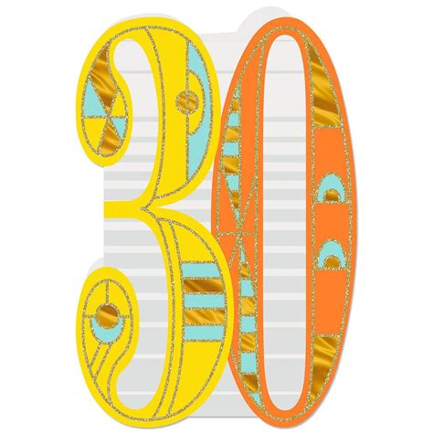 A New Decade To Enjoy 30th Birthday Card Greeting Cards Hallmark