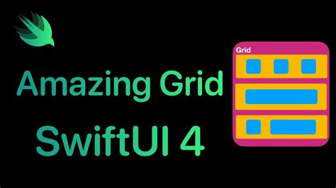 build amazing ui design using swiftui grid in swiftui 4 youtube