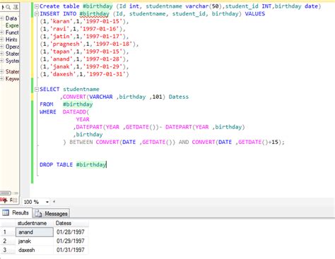 tsql sql query does not work on server stack overflow