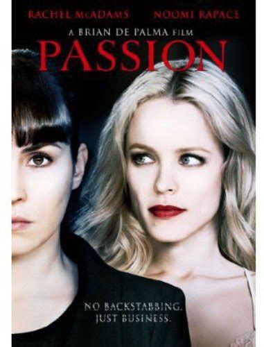 Passion 2013 Dvd Hd Dvd Fullscreen Widescreen Blu Ray And Special