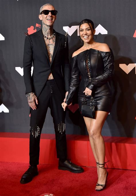 Kourtney Kardashian And Her Ride Or Die Travis Barker Enjoy Nighttime
