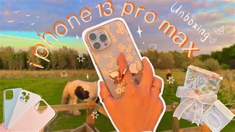 Unboxing🎁iphone 13 Pro Max Cute Cases And Accessories🎀 Aesthetic And Asmr