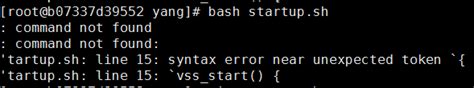 syntax error near unexpected token（关于跨平台非法字符 m 的解决方法） 阿里云开发者社区