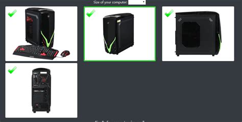 javascript display overlay on radio button image using