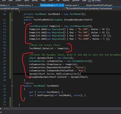 how to customize static and dynamic column chart in wpf