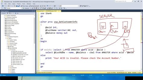 18 sql server output parameters and exception handling youtube