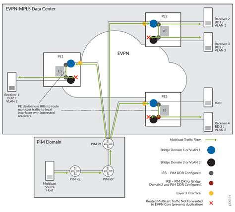 overview of multicast forwarding with igmp or mld snooping in an evpn