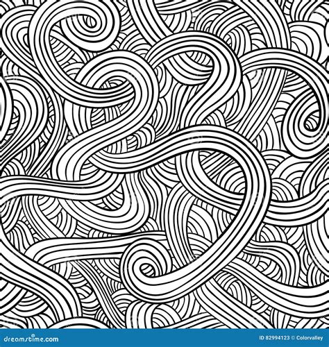 Curved Lines Pattern Stock Vector Illustration Of Backdrop 82994123