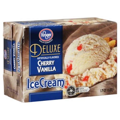 Kroger® Deluxe Cherry Vanilla Ice Cream 64 Fl Oz Ralphs