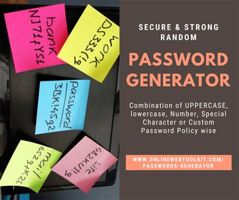 strong random password generator create secure and strong single or