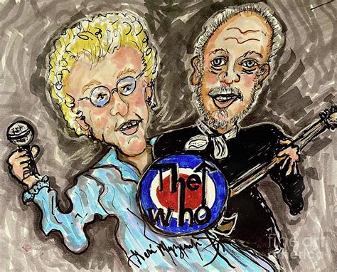 The Who Mixed Media By Geraldine Myszenski Fine Art America