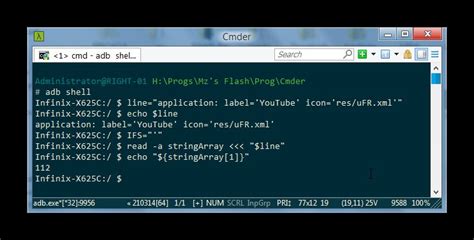 android bash array outputs numbers instead of strings stack overflow