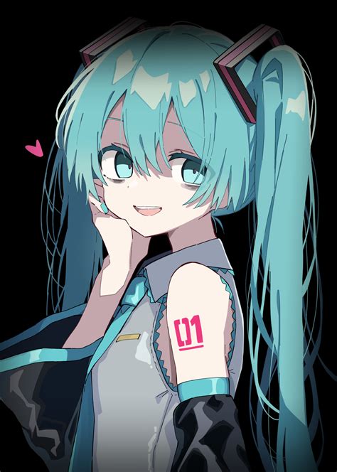 Safebooru 1girl Aqua Eyes Aqua Hair Aqua Nails Aqua Necktie Bags